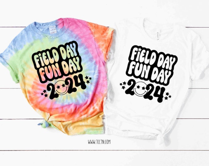 School Field Day Fun Tie Dye Field Day Teacher Kids T-shirt, Teachers ...