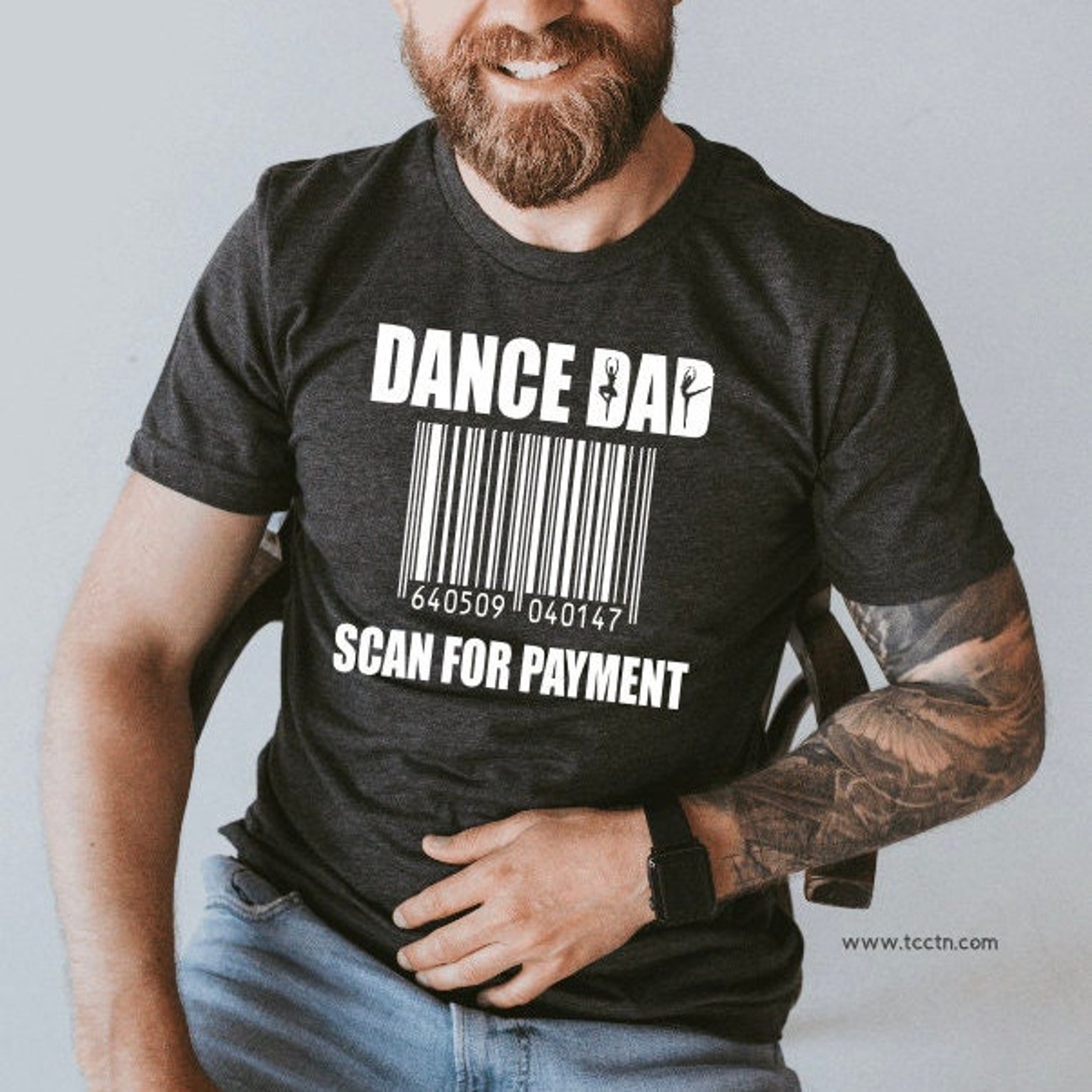 Dance Dad Scan for Payment Barcode Shirt Dancer Daddy - Etsy