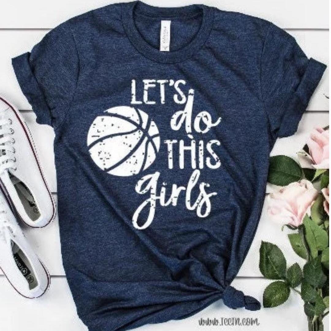 Girls Basketball Shirt: Trendy Basketball Season Top - Etsy