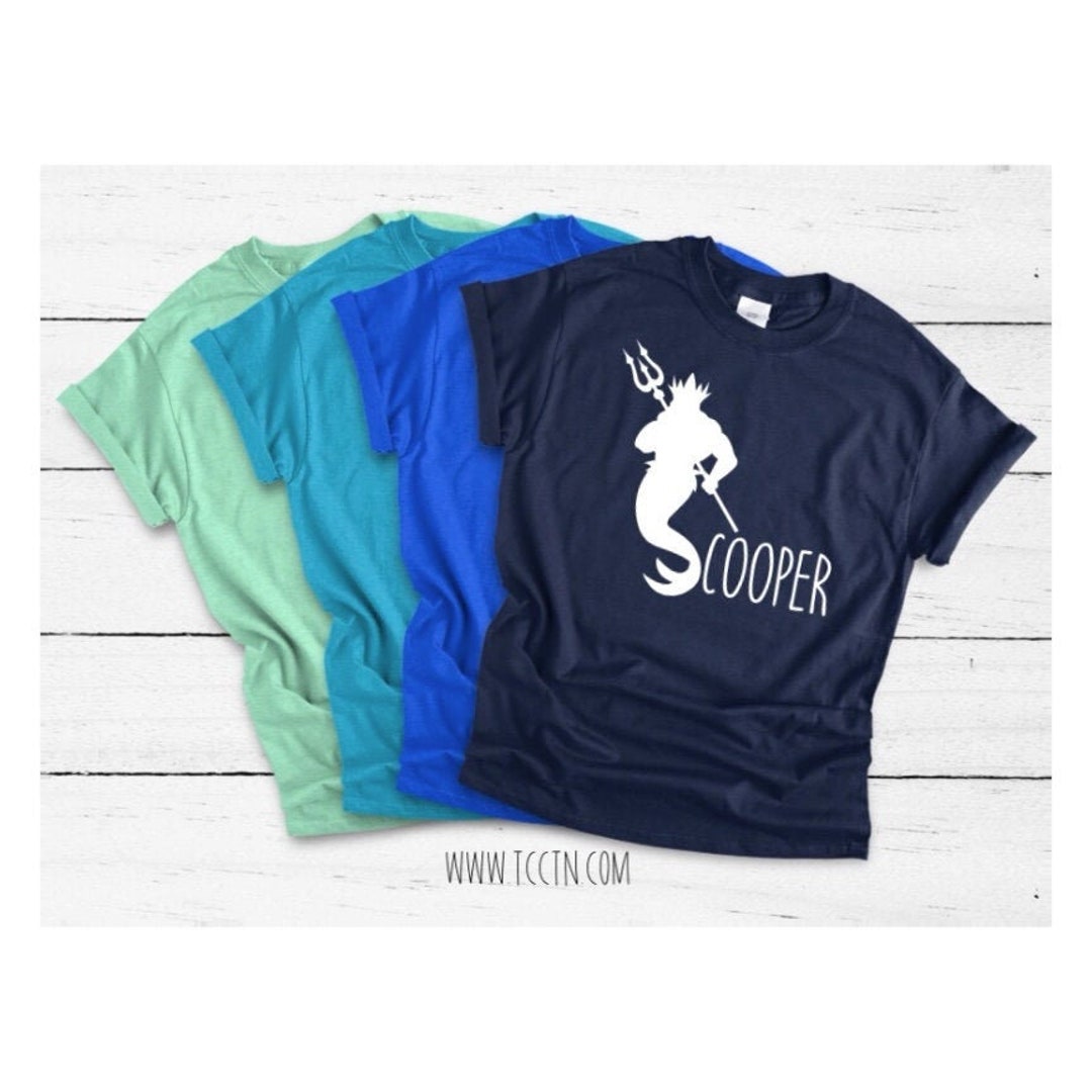 Personalized Merman Shirt: Trendy Summer Sea Creature Top - Etsy