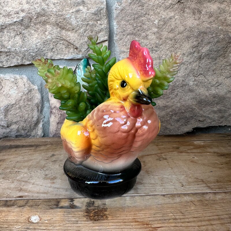 Chicken Planter Pot - Etsy
