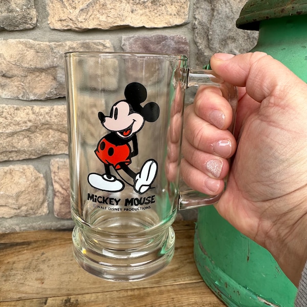 Mickey Mouse Beer Glass Svg - Etsy