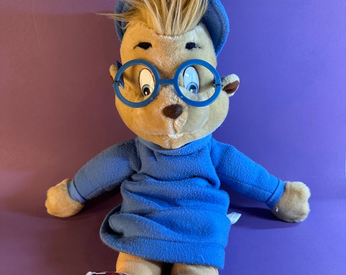 Vintage 1983 Alvin and the Chipmunks Simon Hand Puppet Plush Doll 18 ...