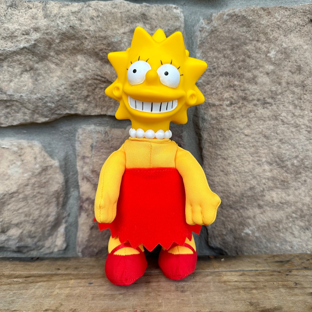 Vintage Lisa Simpson 8" Vinyl and Plush Doll - Burger King Toy ...