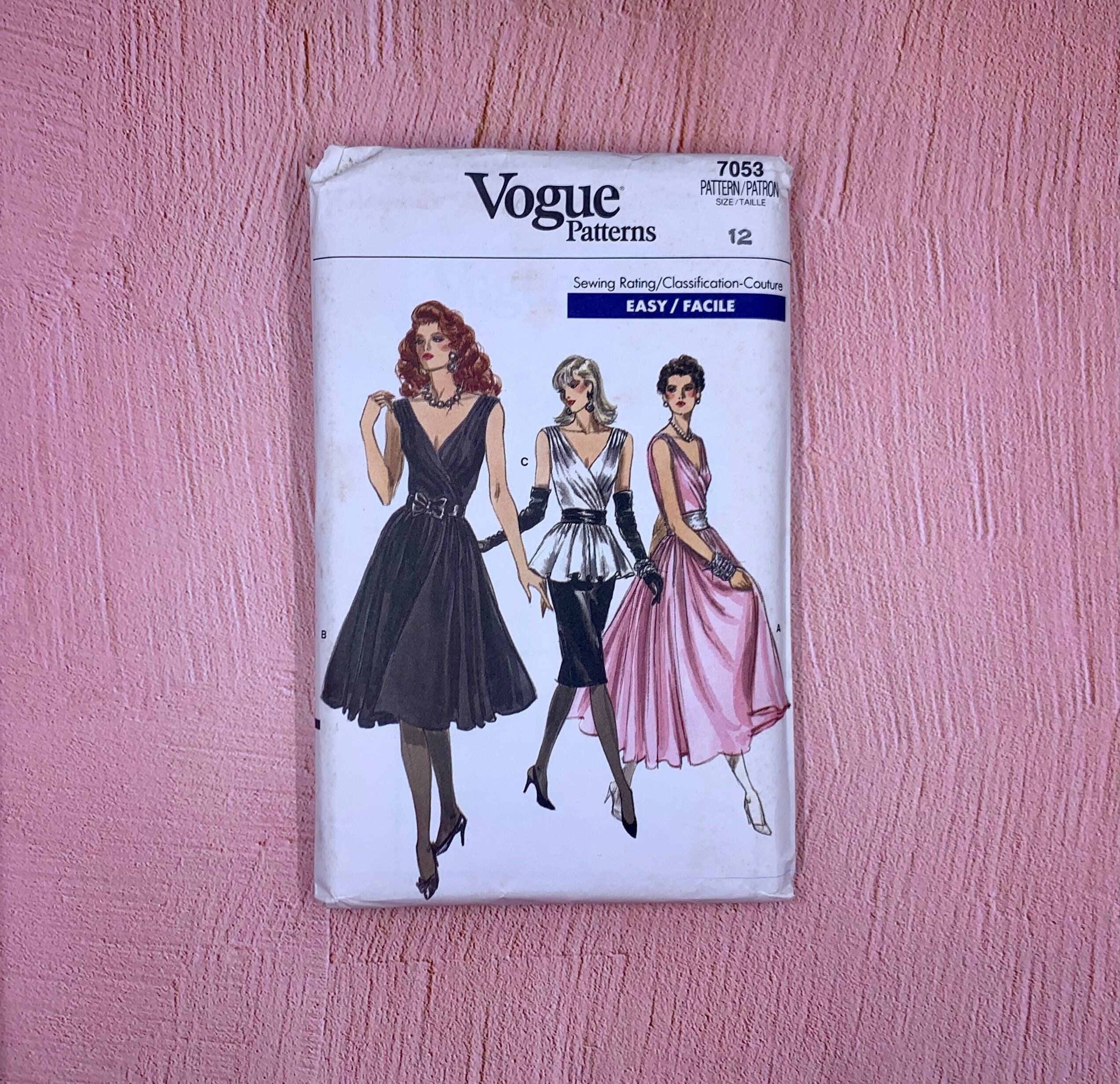Sewing & Needlecraft Patterns Sewing & Fiber Vogue 7053 Easy Sewing ...