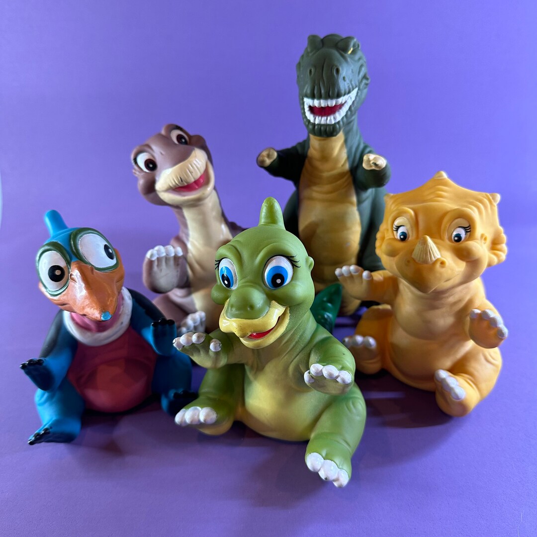 CHOICE: Vintage Land Before Time Rubber Puppets Pizza Hut Toys 1988 ...