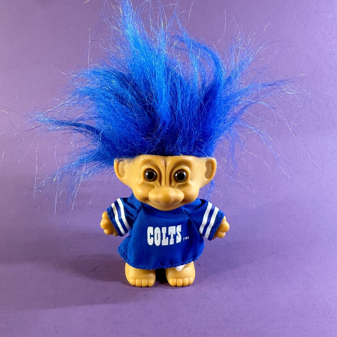 Vintage Russ Troll NFL Indianapolis Colts Football Blue Hair ...