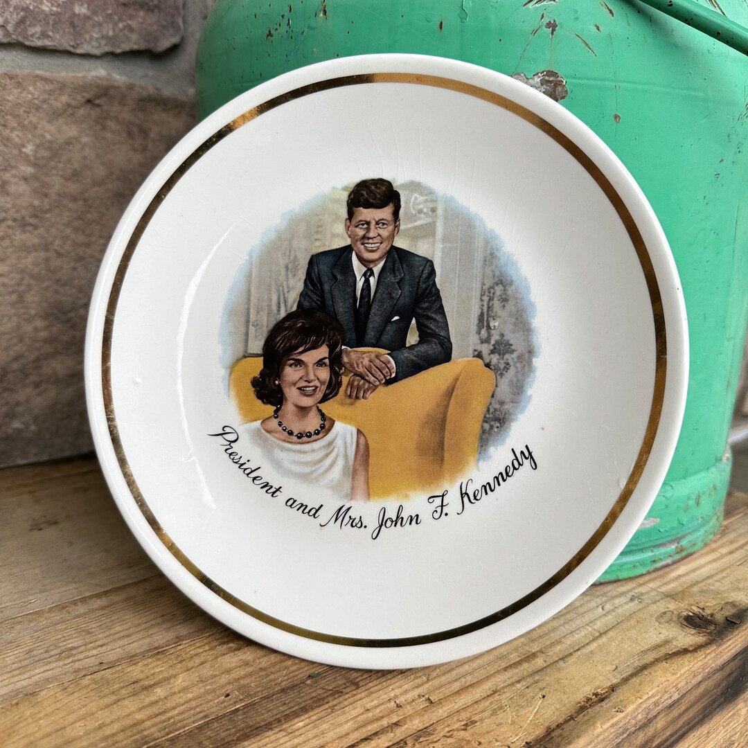 Vintage President and Mrs. John F. Kennedy Decorative Collector's Plate ...
