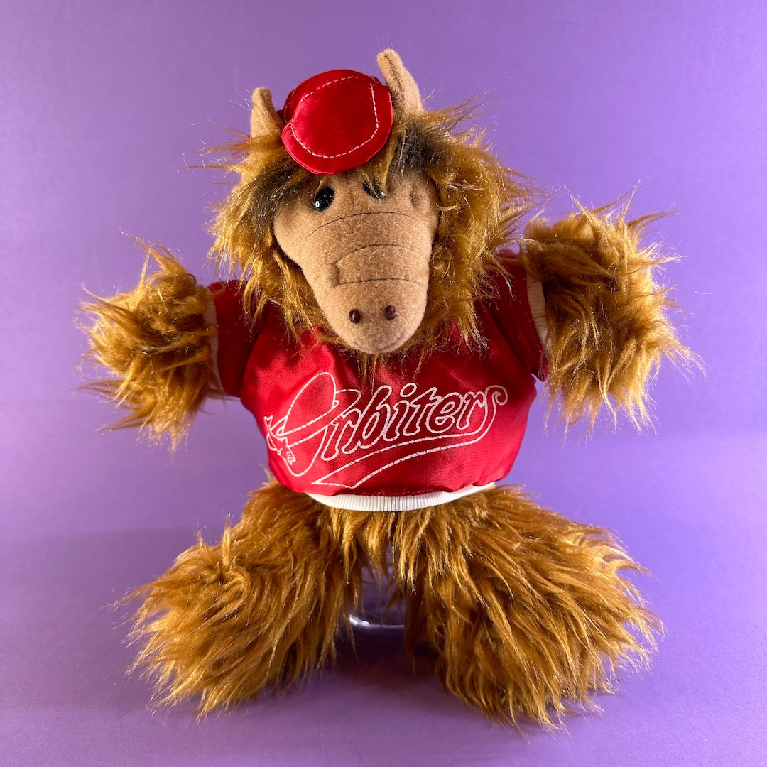 Vintage ALF 11" Hand Puppet- Obiters Baseball Jersey, 1988 Burger King ...