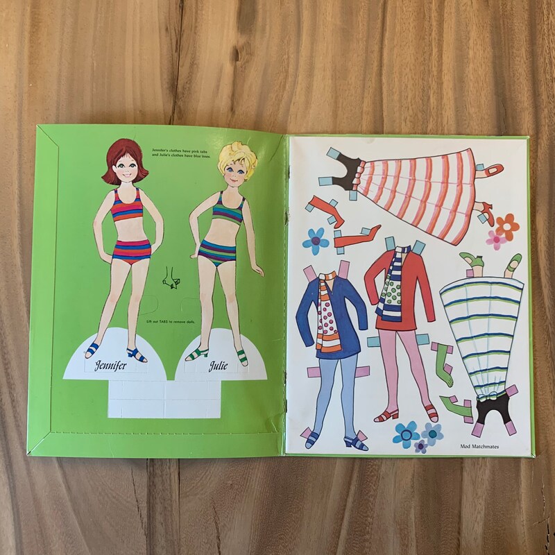 Vintage Paper Dolls - Etsy