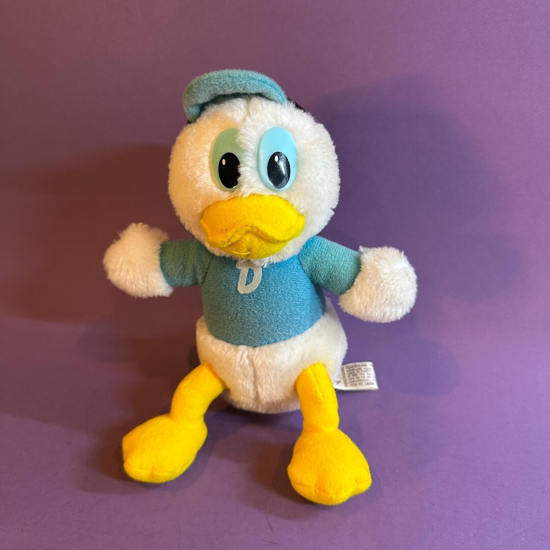 Vintage 1986 Ducktales Dewey Duck Plush Walt Disney Applause ...