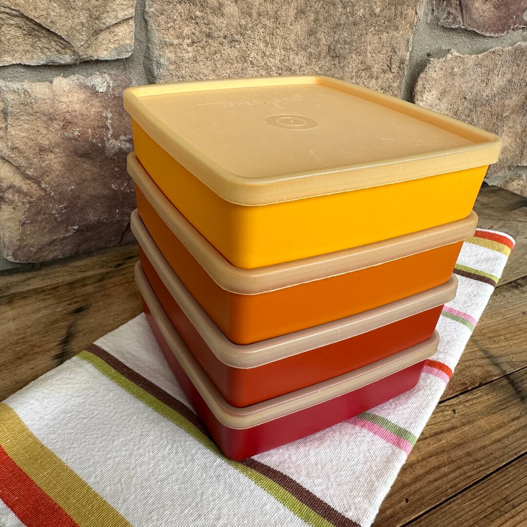 Vintage Tupperware Square Away Sandwich Keeper | Lunch Storage ...