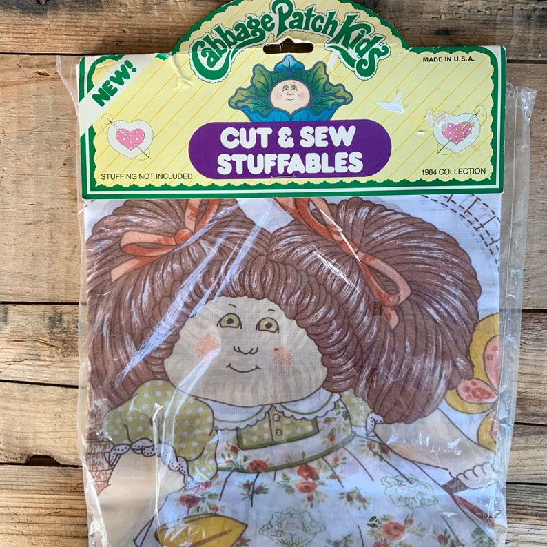 Vintage 1984 Cabbage Patch Kids Cut and Sew Stuffables Flower - Etsy