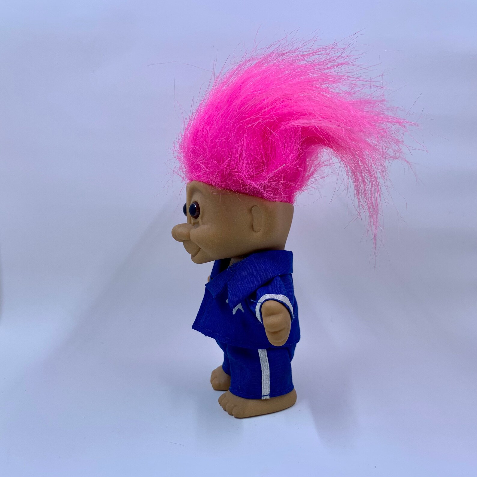 Vintage Russ Troll Police Officer Troll Purple Hair Cop - Etsy