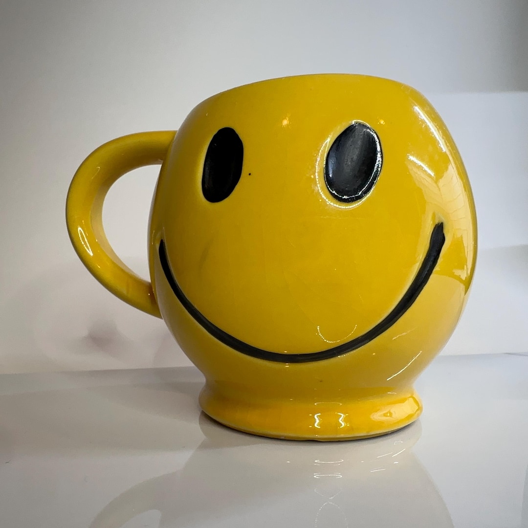 Mccoy Smiley Face Mug 1970s Happy Face Mug Vintage Mccoy - Etsy