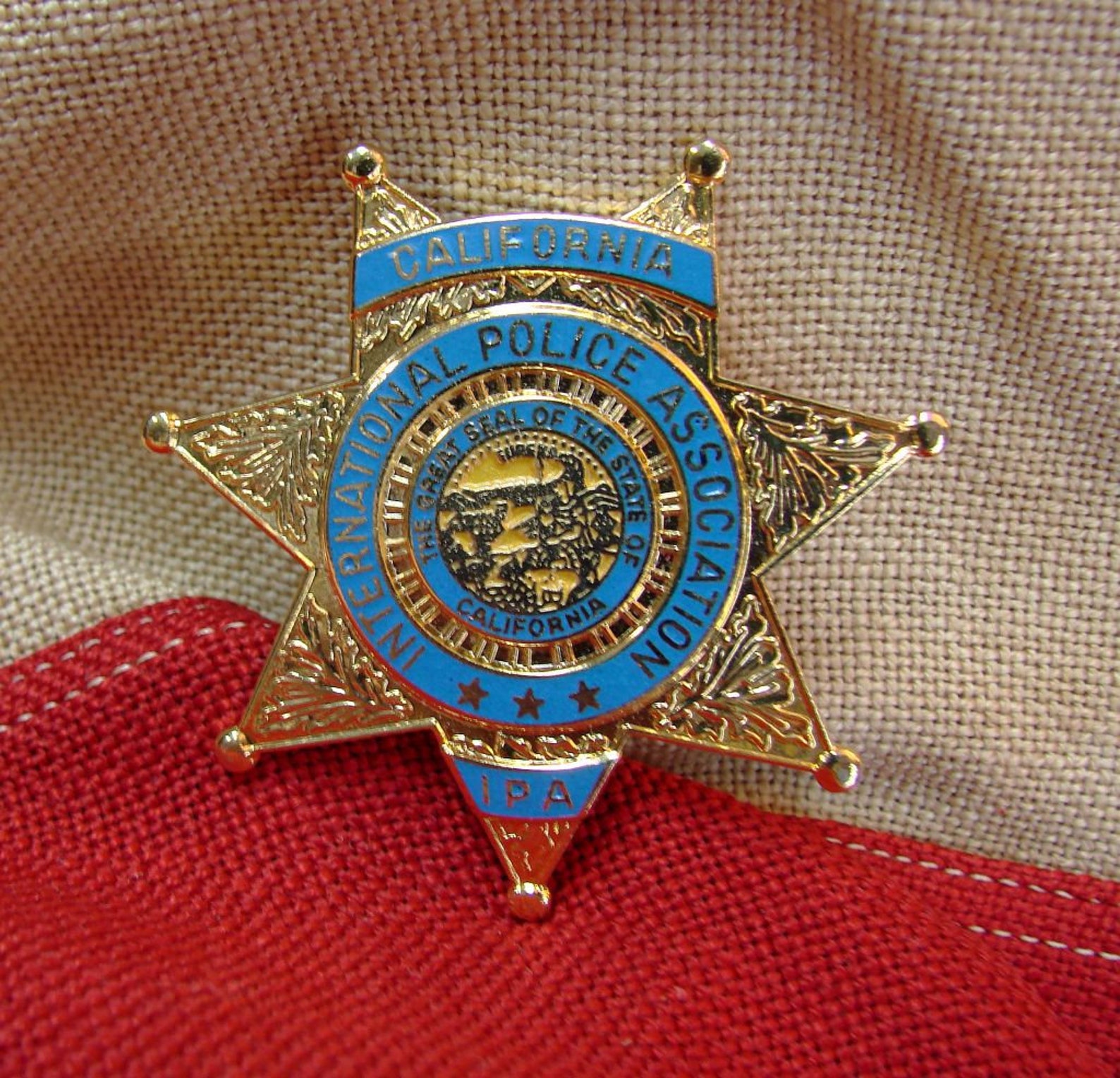 Police Badge IPA International Police Association Badge | Etsy