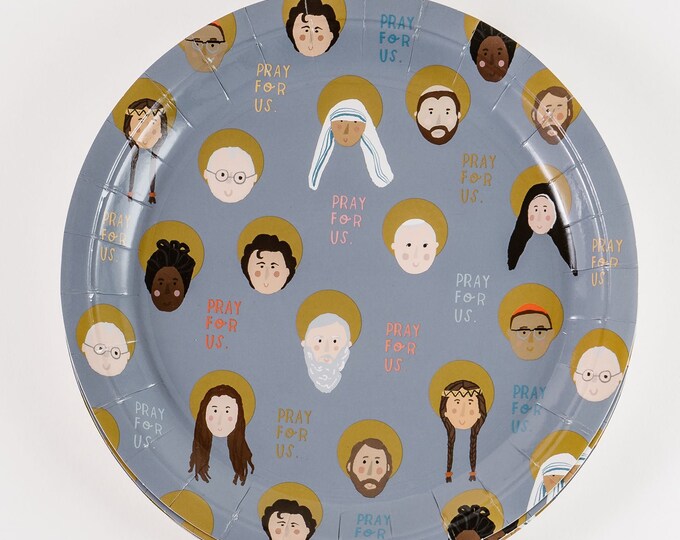 All Saints Paper Plates - Etsy