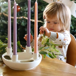 Modern Ceramic Advent Wreath - Etsy