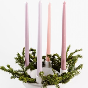 Muted Advent Candles - Etsy