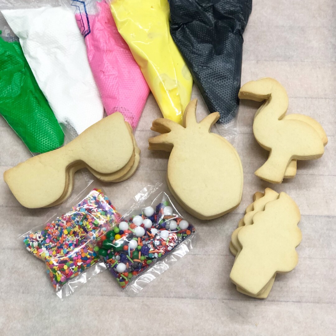 Kit de decoración de galletas DIY. Diversión de verano - Etsy España