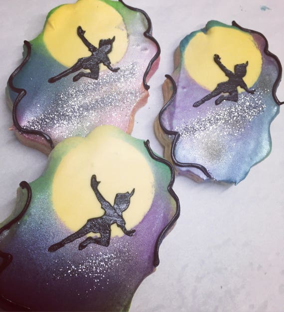 Peter Pan Cookies Peter Pan Cookie Favor | Etsy