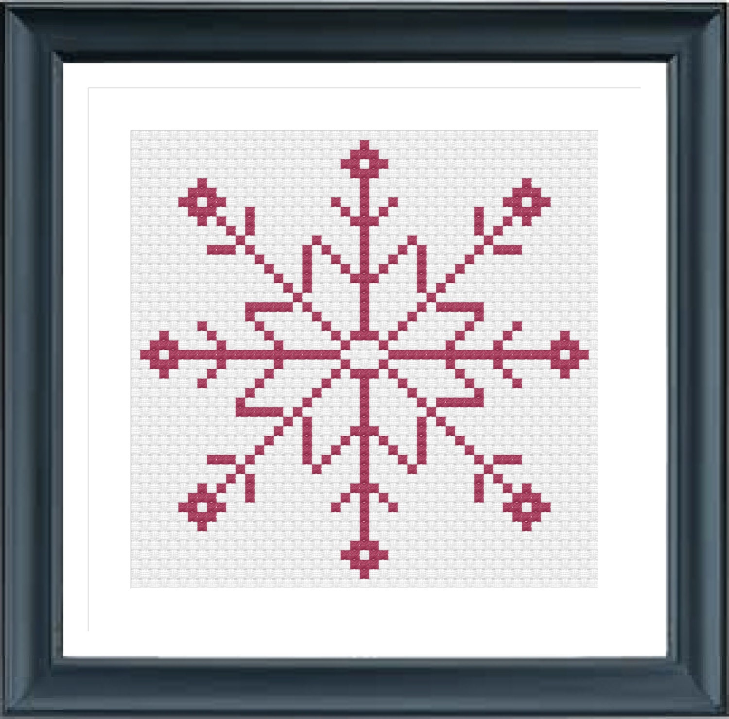 Snowflake Cross Stitch Cross Stitch Pattern PDF File | Etsy