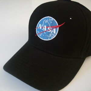 NASA Embroidered Logo Hat Insignia Space Science Fan Nerd Geek ...
