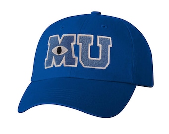 MU Monsters University Hat Embroidered Cap Stitched Baseball - Etsy