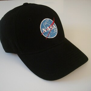 NASA Embroidered Logo Hat Insignia Space Science Fan Nerd Geek ...