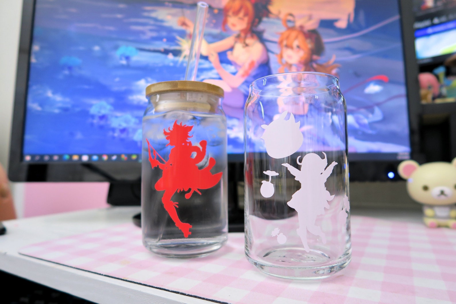 Custom Genshin Pyro Character Color Changing Cup - Etsy