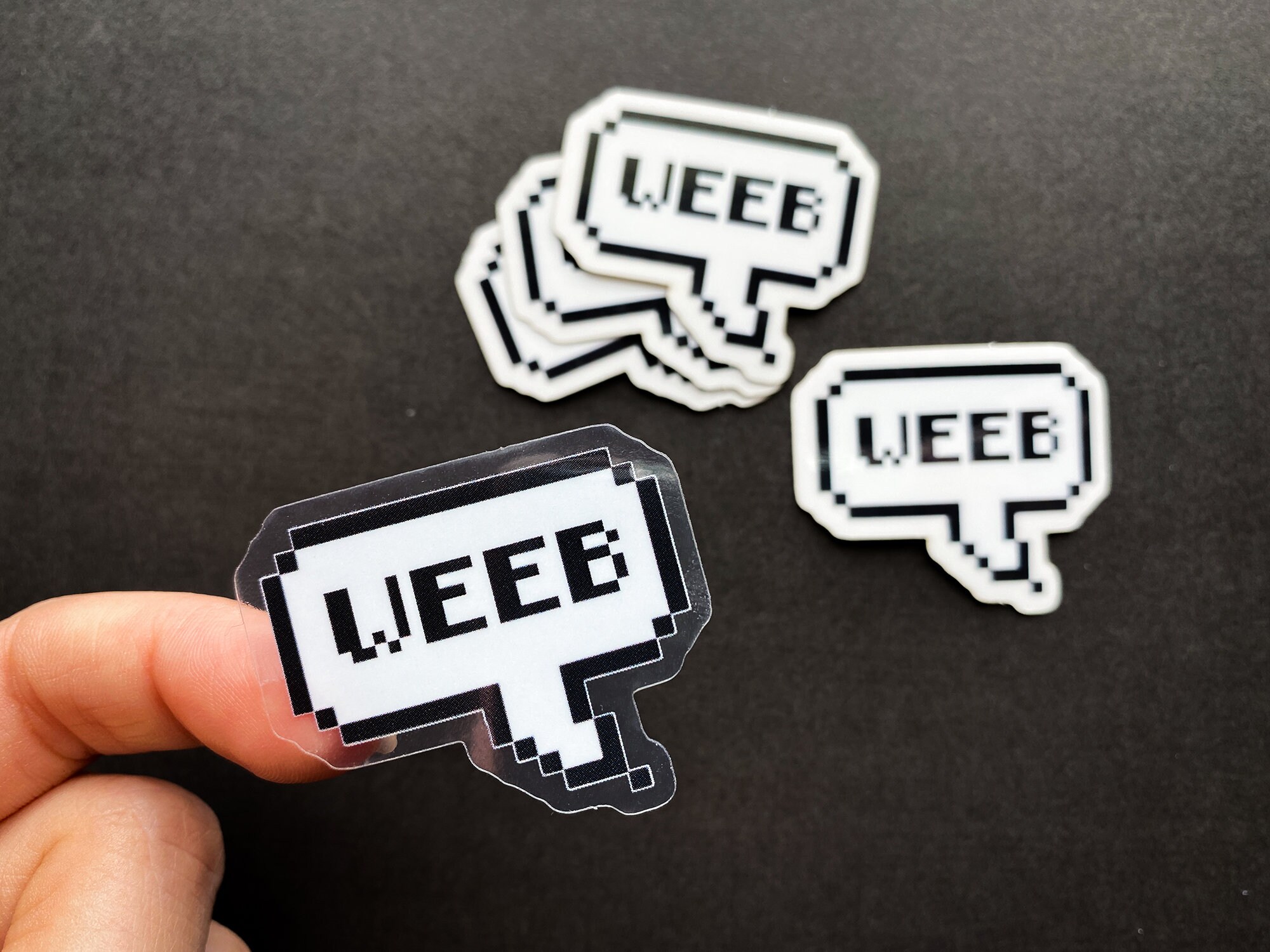 Weeb Speech Bubble Sticker Weeb Sticker Weeb Decal Anime | Etsy