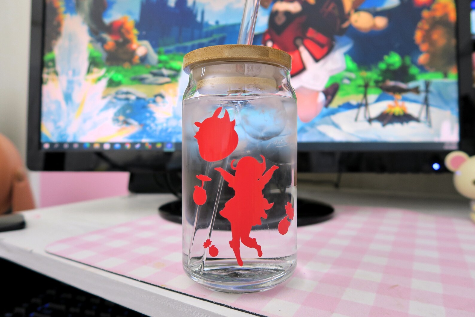 Custom Genshin Pyro Character Color Changing Cup - Etsy