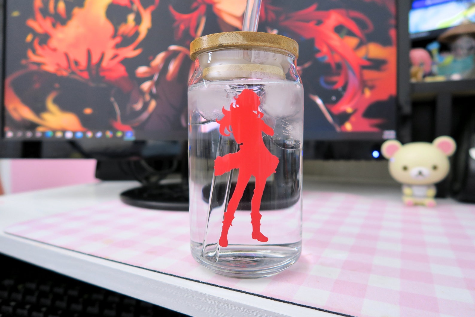 Custom Genshin Pyro Character Color Changing Cup - Etsy