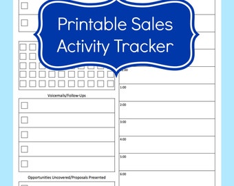 Cold Call Tracker | Etsy