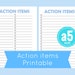 A5 to Do List Printable, A5 Planner Printables, Printable Checklist, to ...