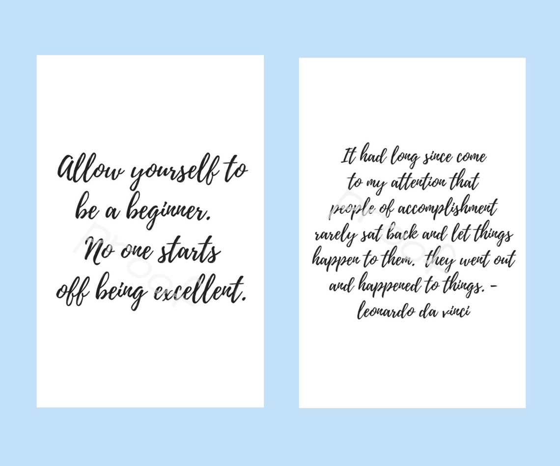 A5 Printable Quotes, A5 Quotes, Printable A5 Inserts, A5 Printables ...