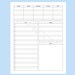 Work Week Planner Printable, Work Week Planner Template, Work Planner ...
