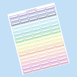 Weekly Habit Tracker Sticker, Weekly Habit Tracker Sticker for Use With ...