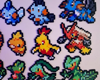 Gen 1 Pokemon Perler Bead Sprites - Etsy Italia