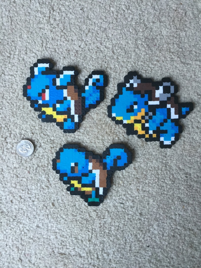 Gen 1 Pokemon Perler Bead Sprites - Etsy Italia