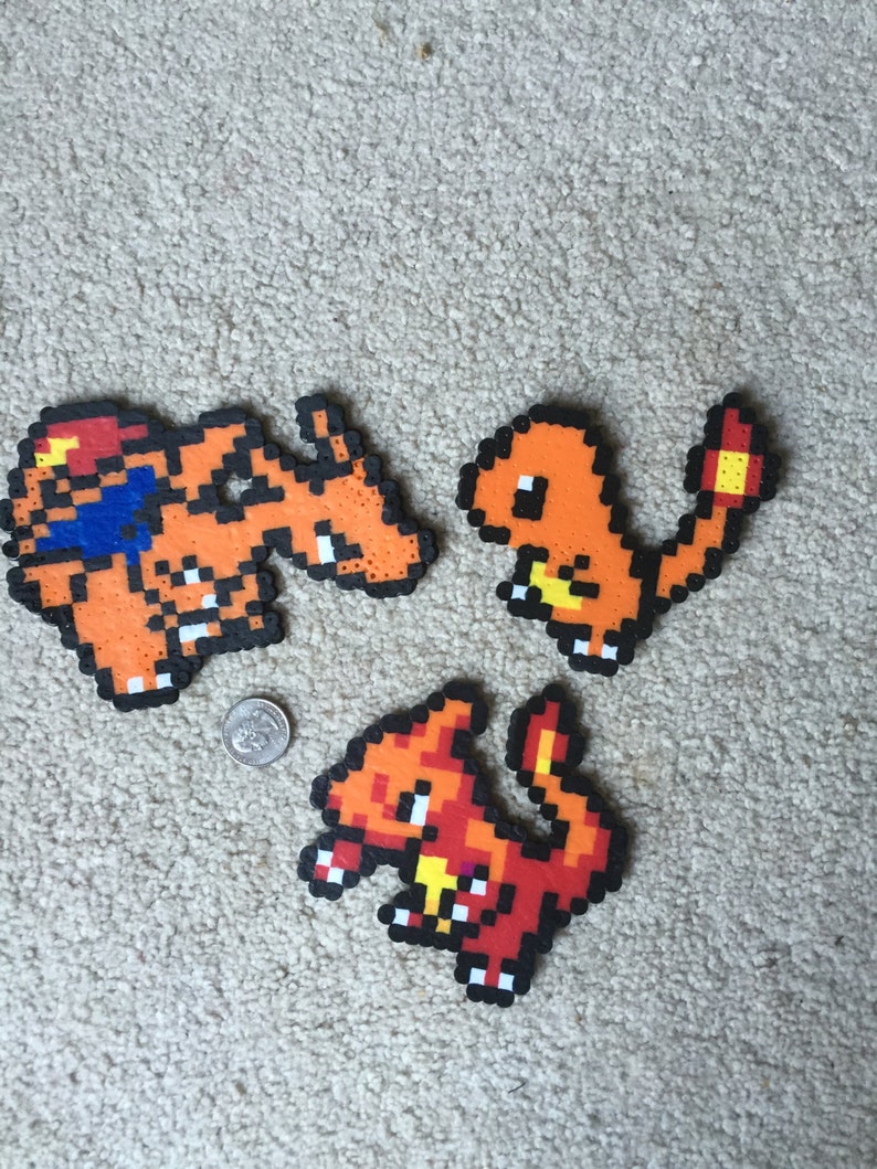 Gen 1 Pokemon Perler Bead Sprites - Etsy Italia