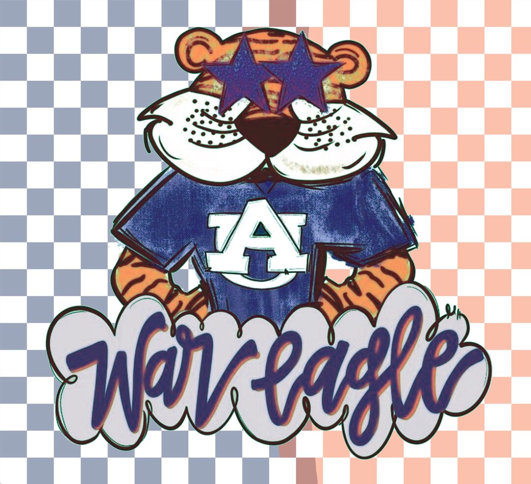 Aubie Png for Sublimation Vintage Retro Auburn War Eagle - Etsy UK