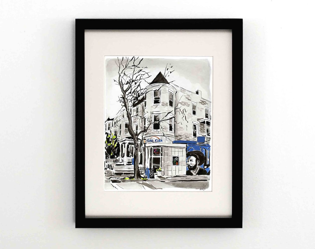 Kuba Kuba - the Fan, Richmond VA - Giclee Print - Etsy
