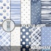 Watercolor BLUE Digital Paper Pack INSTANT Digital DOWNLOAD | Etsy