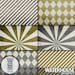 Vintage Circus Digital Papers in Brick Red, Golden Olive, Silver Gray ...