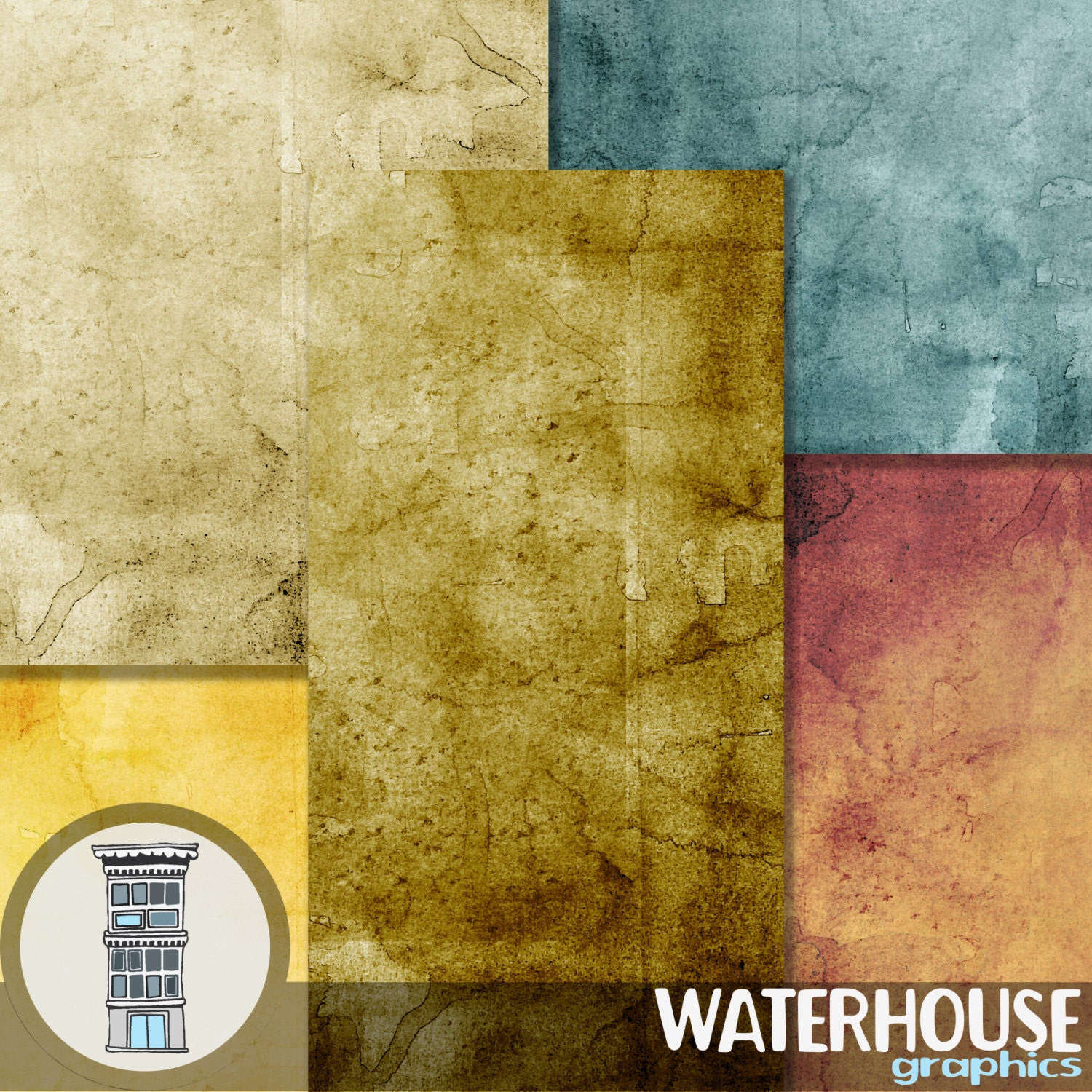 Fall Watercolor Digital Paper Pack for Digital Scrapbooking | Etsy