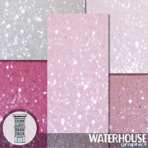 Glitter Digital Paper Pack Pink Instant Download Sparkle Bling ...