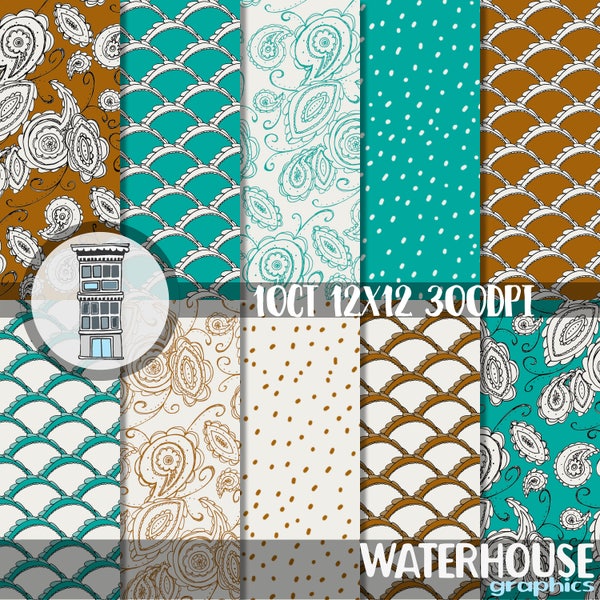 Paisley Paper - Etsy