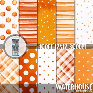 Digital Watercolor Paper 100ct Bundle Digital Paper Pack INSTANT ...