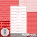 Valentine Digital Paper Pack INSTANT DOWNLOAD Hearts & Arrows - Etsy